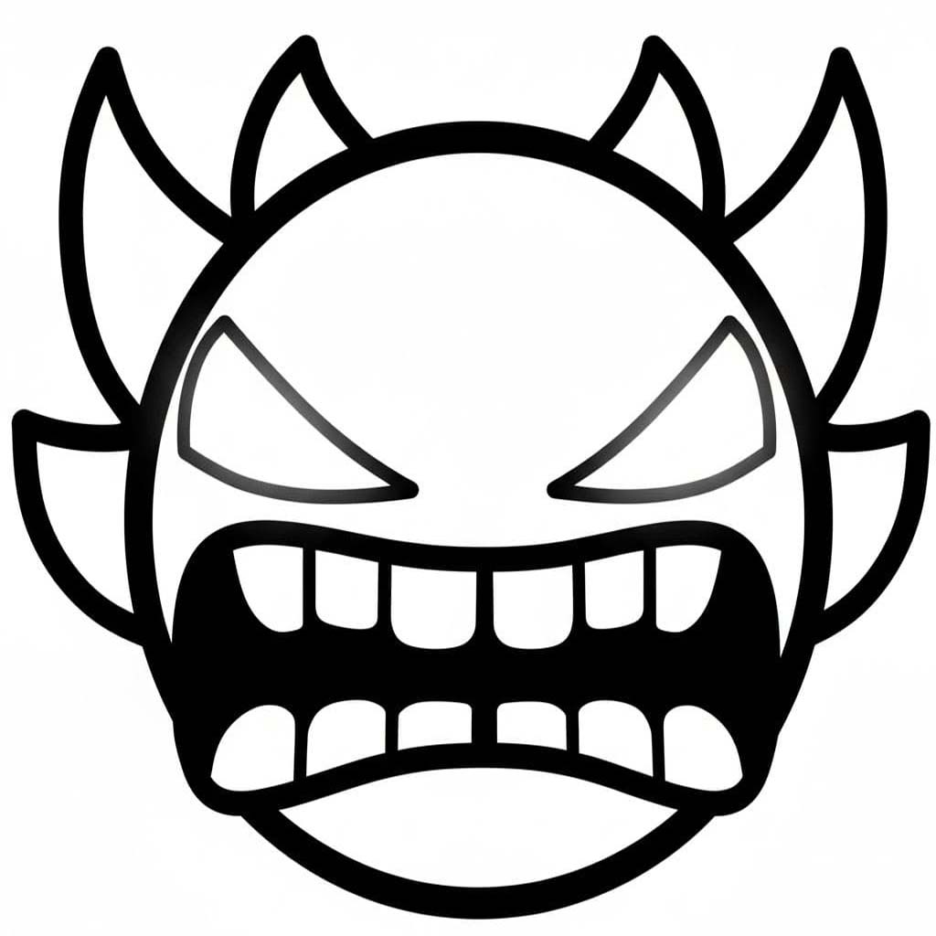 Fise de Colorat cu Desenează Geometry Dash - Descărcați, imprimați sau ...