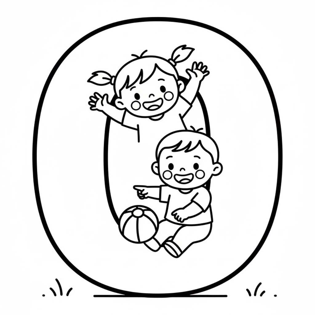 Fise de Colorat cu Desenează Litera O imprimabil gratuit - Descărcați ...