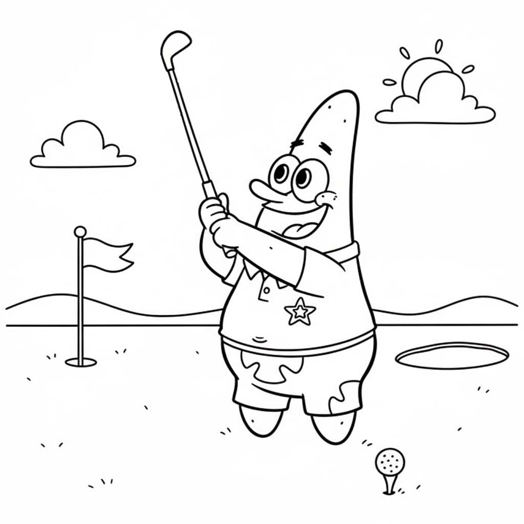 Fise de Colorat cu Desenează Patrick Star gratuit bazic - Descărcați ...