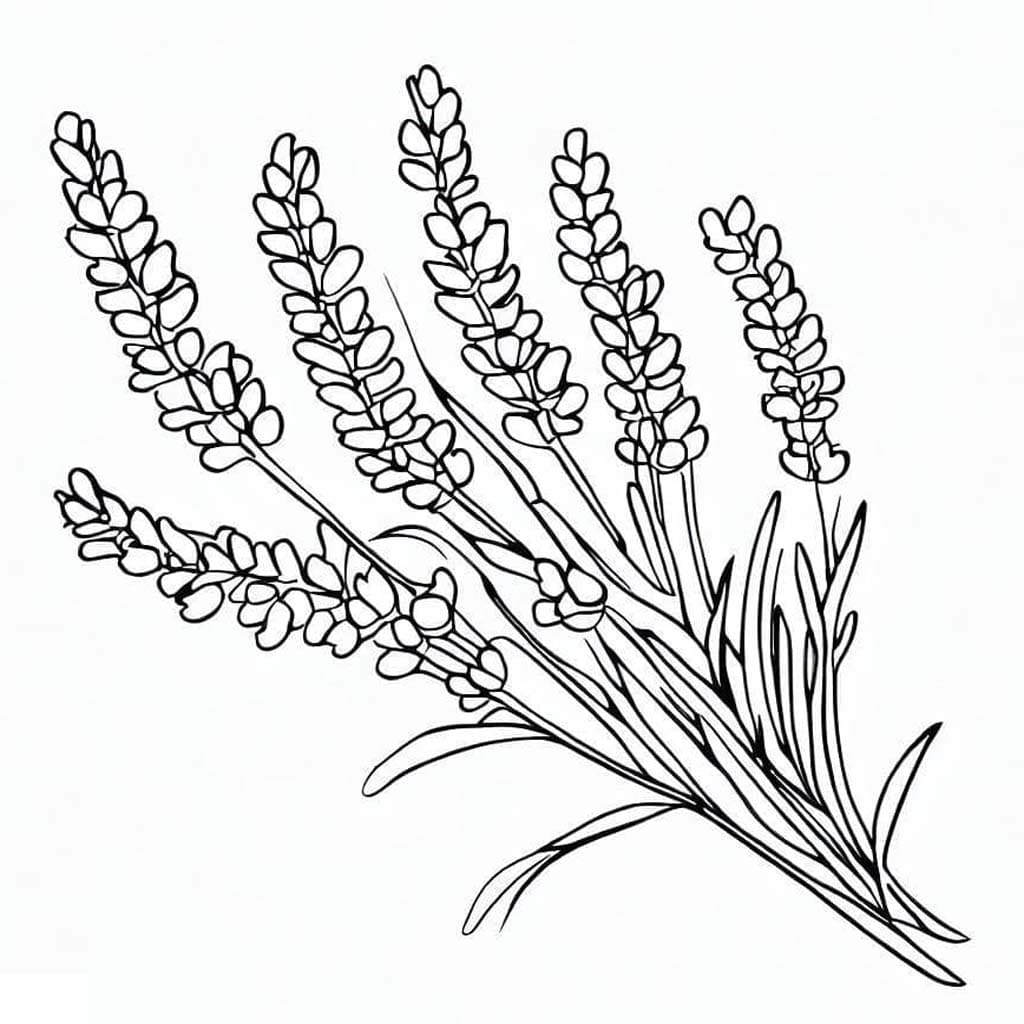 Fise de Colorat cu Lavandă gratuit uşor - Descărcați, imprimați sau ...
