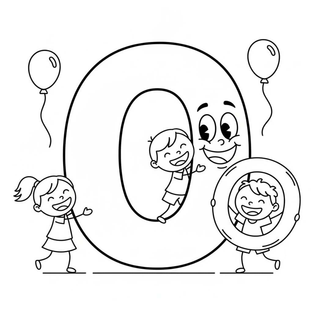 Fise de Colorat cu Litera O gratuit - Descărcați, imprimați sau ...